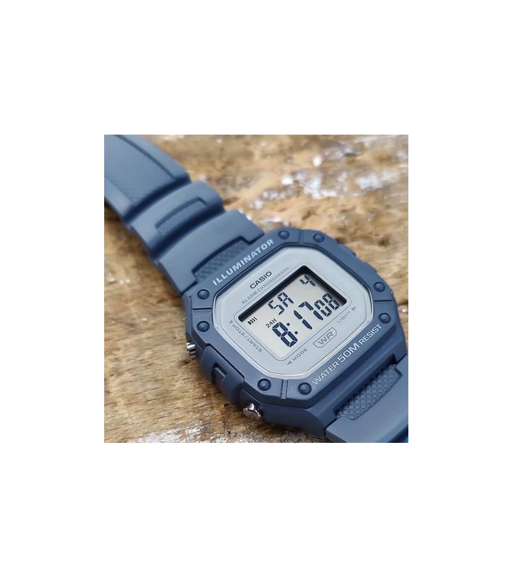 Casio W-218HC-2AV Azul Digital Deportivo - Comprar Joyería Onix Lugo