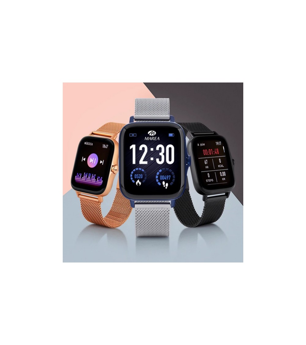 Reloj Marea Smartwatch cuadrado milanesa B57012/2