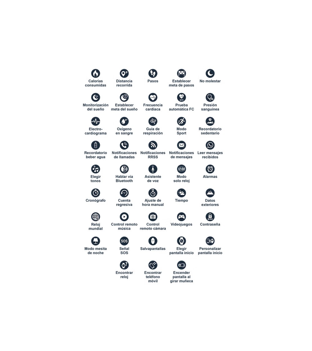 Reloj Smartwatch Marea turquesa con señal SOS B58013/4