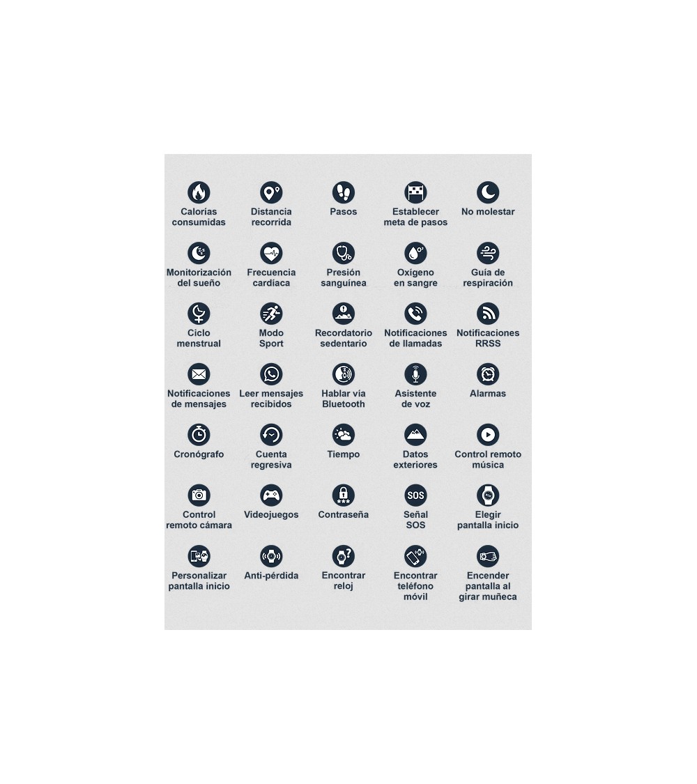 Reloj Smartwatch Señal SOS azul B59009/2